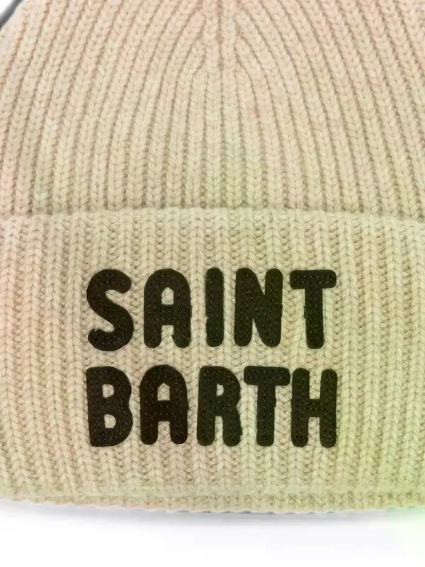 MC2 SAINT BARTH Ribbed-knit Beanie Hat