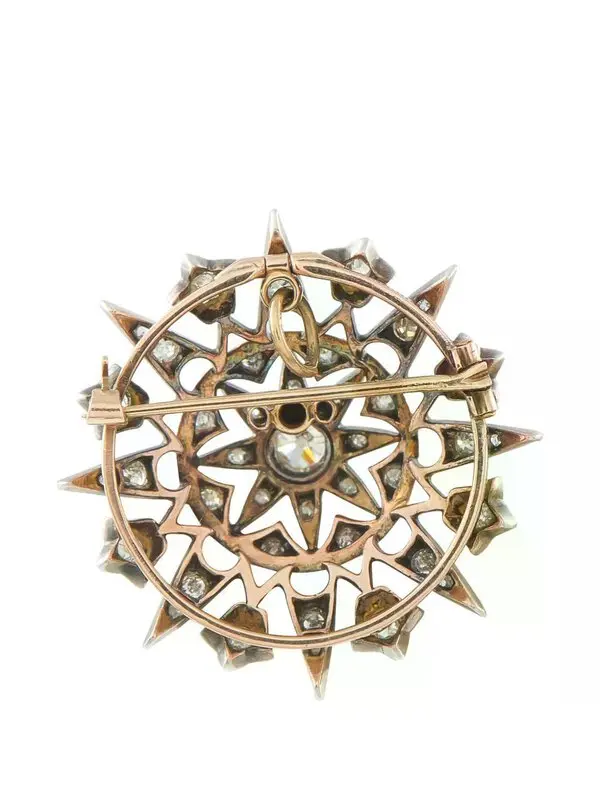 LB EXCLUSIVE Diamond Star-shaped Brooch - Silver
