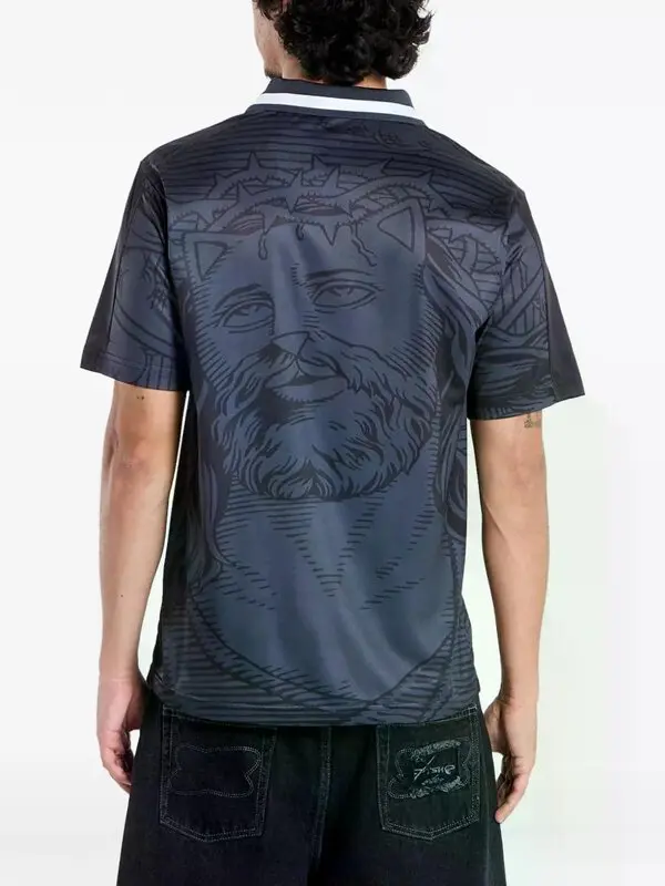 RIPNDIP Lord Savior Graphic-print Polo Shirt