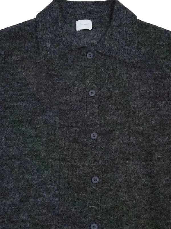 CT PLAGE Button-up Collared Cardigan