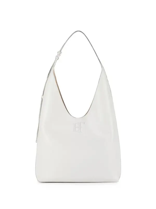 Elisabetta Franchi Large Bag With Logo - White
