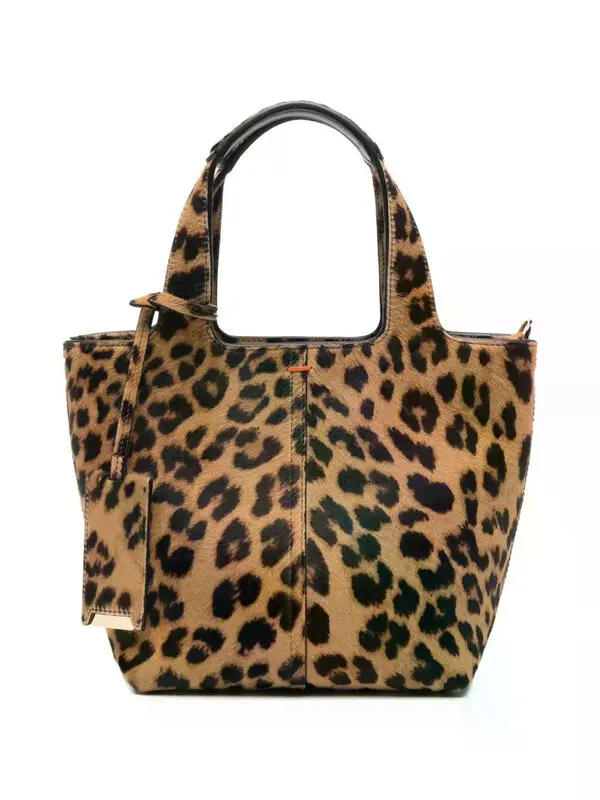 Santoni Leopard-print Shoulder Bag