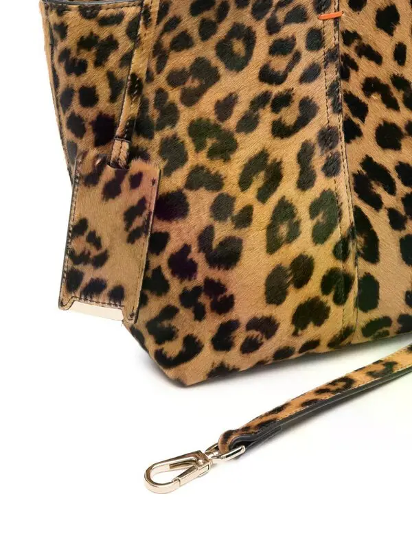 Santoni Leopard-print Shoulder Bag