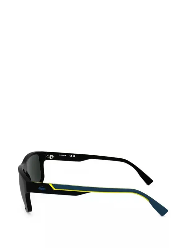 Lacoste Logo-plaque Rectangle-frame Sunglasses