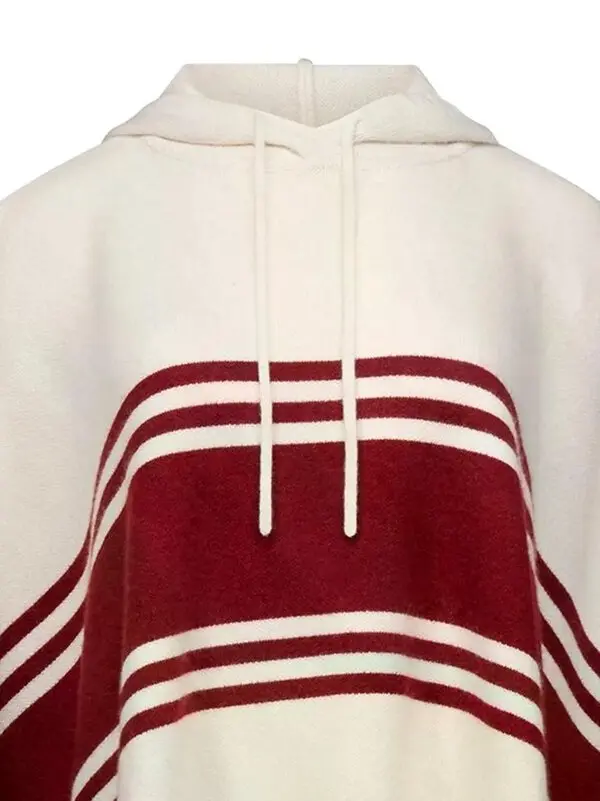 TWP Striped Hoodie Poncho