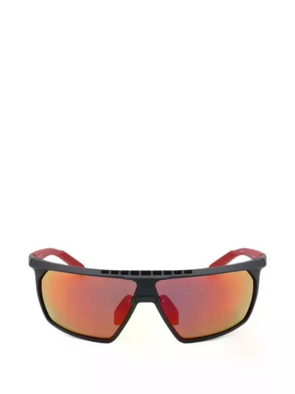 Adidas Geometric-frame Mirrored Sunglasses