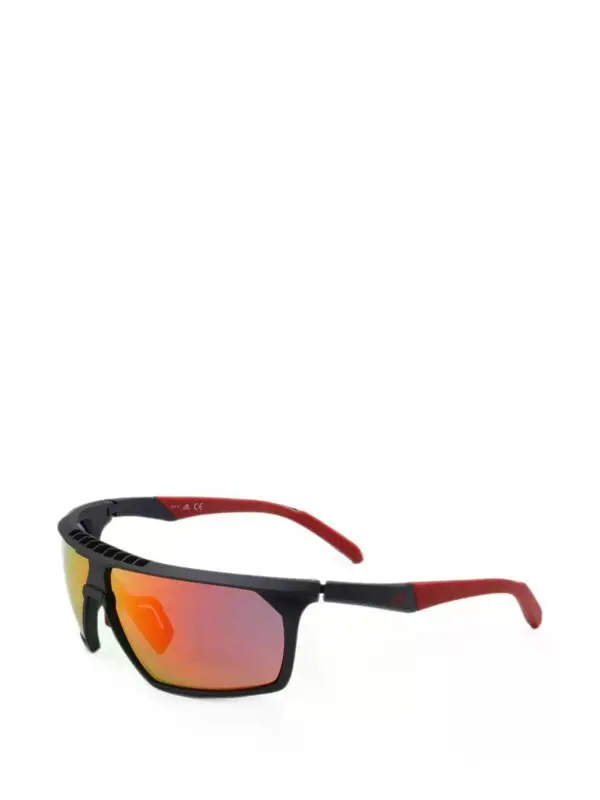 Adidas Geometric-frame Mirrored Sunglasses
