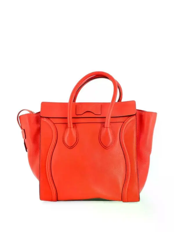 Celine Luggage Bag Grainy Leather Mini Tote Bag