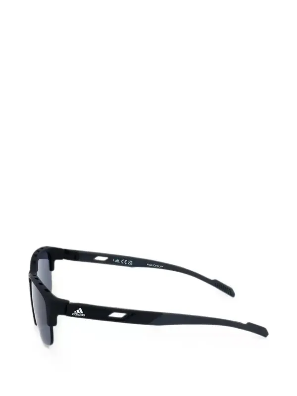Adidas Matte-finish Rectangle-frame Sunglasses