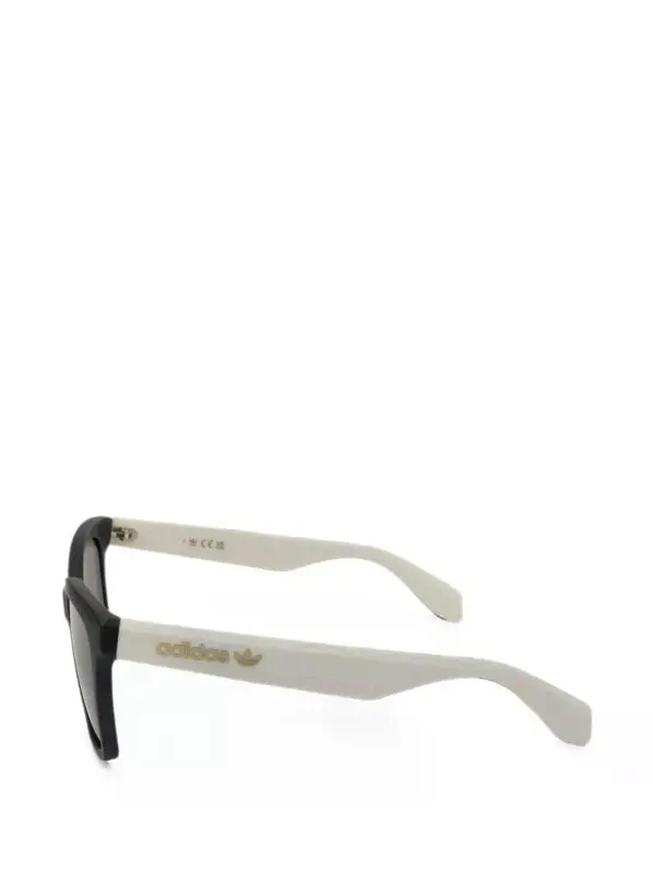 Adidas Logo-embossed Square-frame Sunglasses