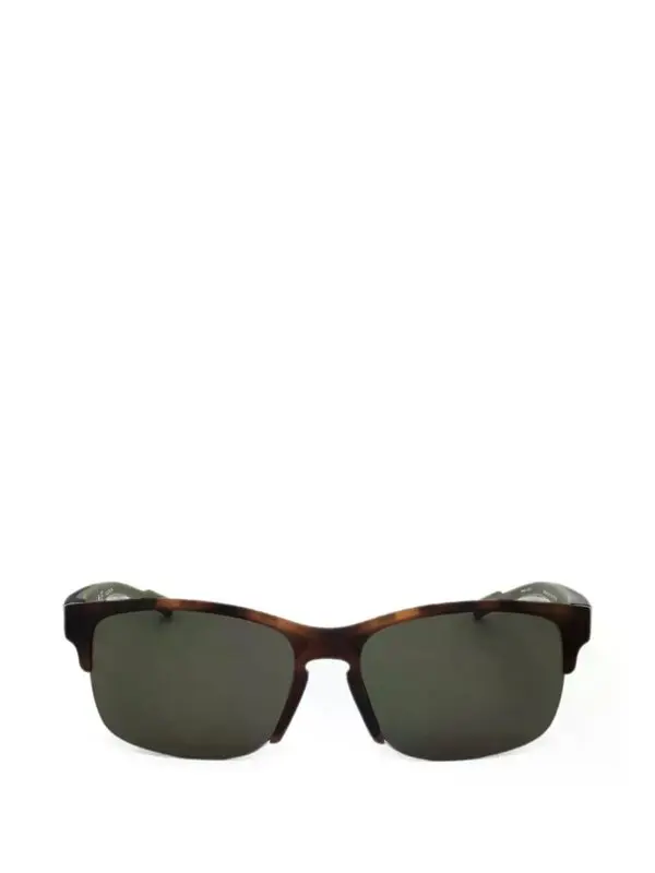 Adidas Tortoiseshell-effect Rectangle-frame Sunglasses