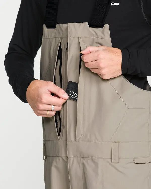 Volcom Rain Gore-tex Bib - Khaki