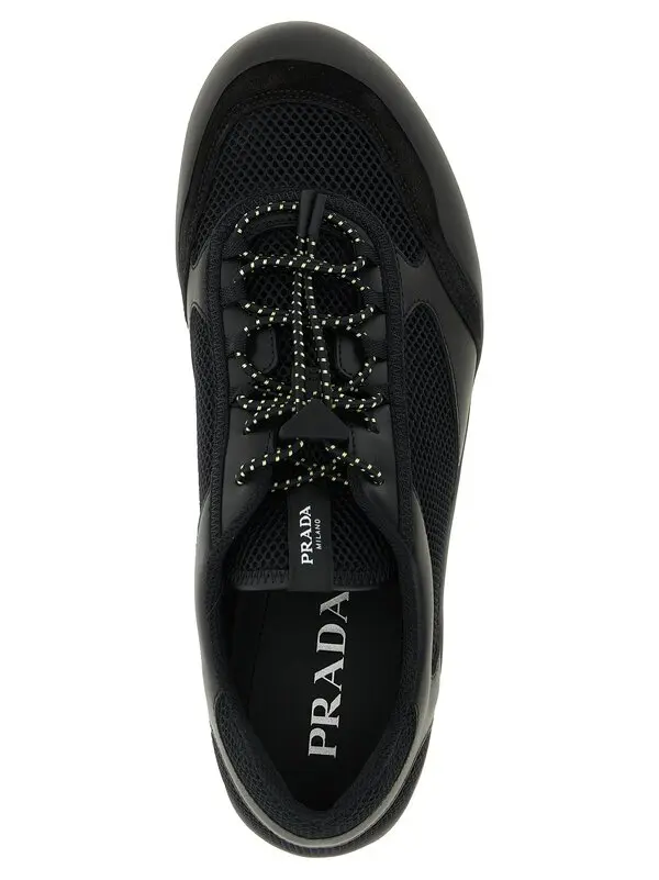 Prada Mesh Sneakers - Black