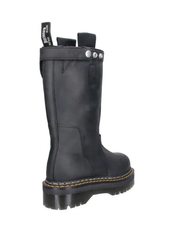 Rick Owens X Dr Martens Boots "quad Sole