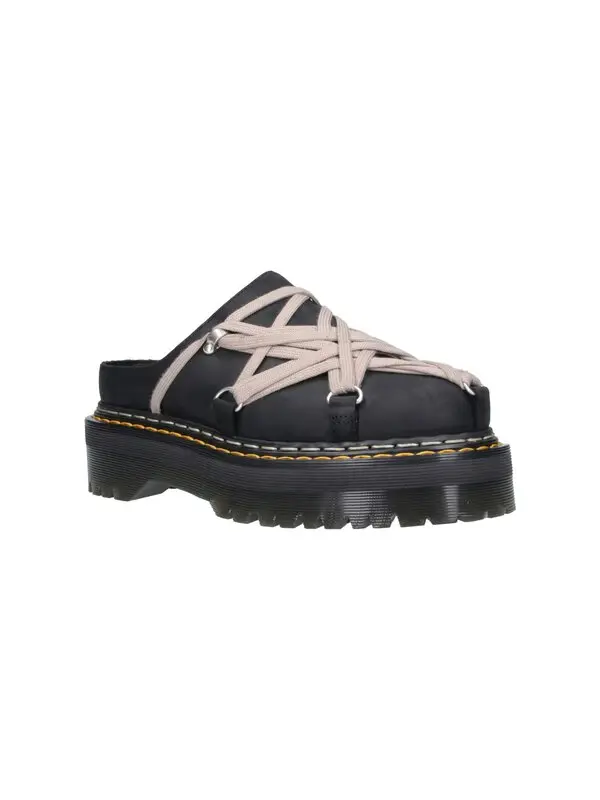 Rick Owens X Dr. Martens Mules "megalace