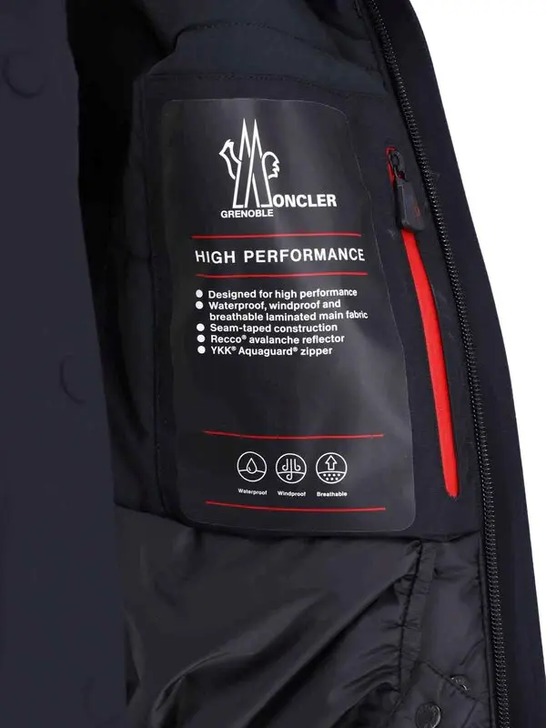 Moncler Padded Ski Jacket "danses - Black