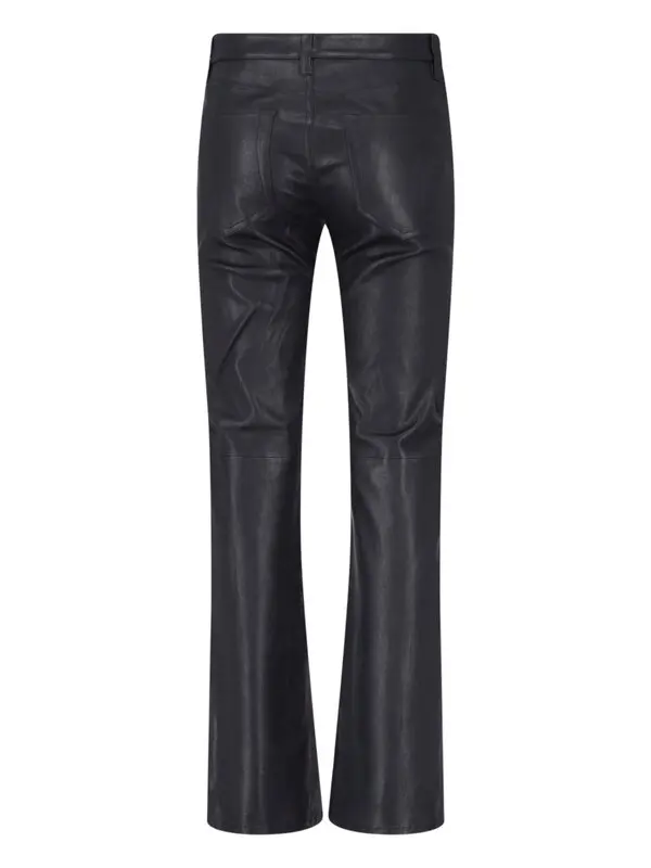 FRAME Leather Trousers "rodeo - Black
