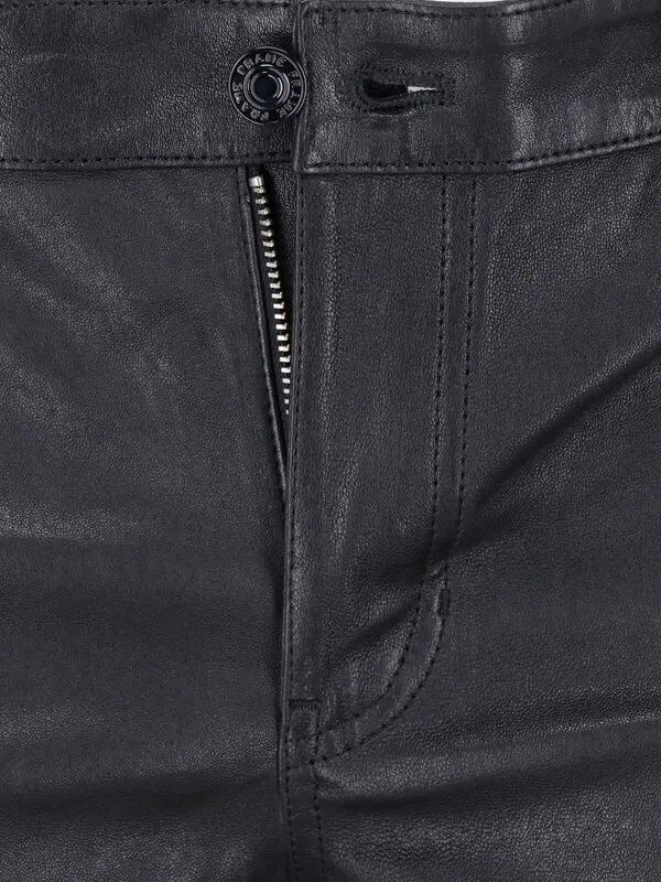 FRAME Leather Trousers "rodeo - Black