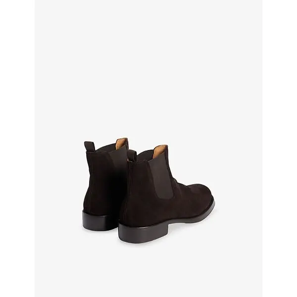 Sandro Flat Suede Chelsea Boots