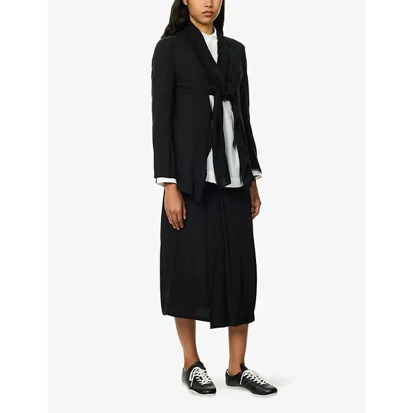 Yohji Yamamoto Silk Kimono Under Skirt