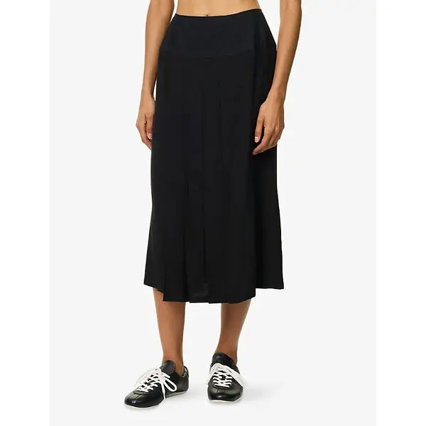 Yohji Yamamoto Silk Kimono Under Skirt