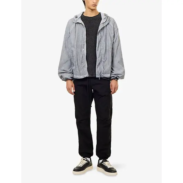 THE COUTURE CLUB Washed Zip-through Shell Windbreaker