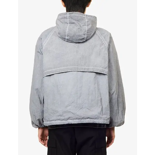 THE COUTURE CLUB Washed Zip-through Shell Windbreaker