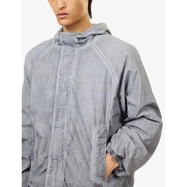 THE COUTURE CLUB Washed Zip-through Shell Windbreaker