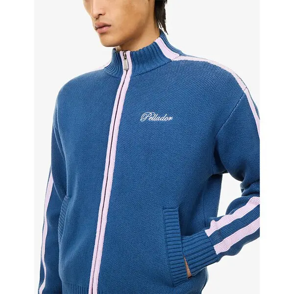 PELLADOR Contrast-trim Cotton Knit Tracksuit Jacket