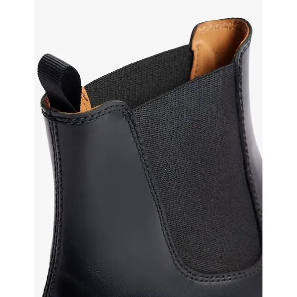Sandro Flat Leather Chelsea Boots