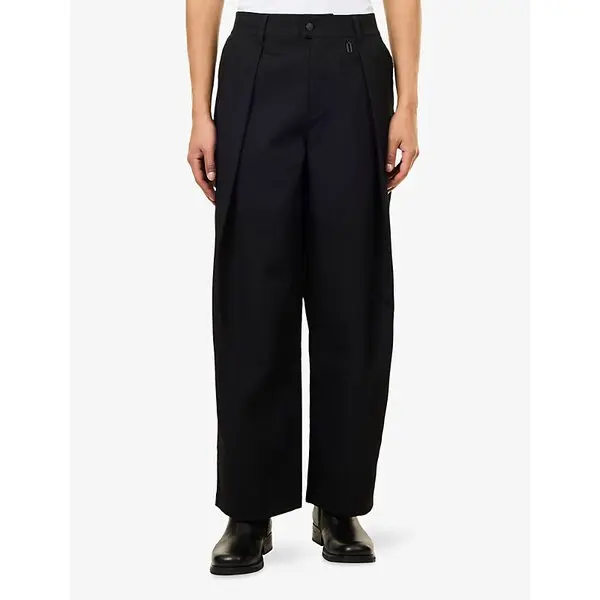 ONLY THE BLIND Nightfall Embossed Logo Embroidery Woven Trousers