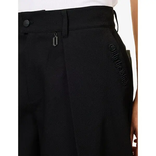 ONLY THE BLIND Nightfall Embossed Logo Embroidery Woven Trousers