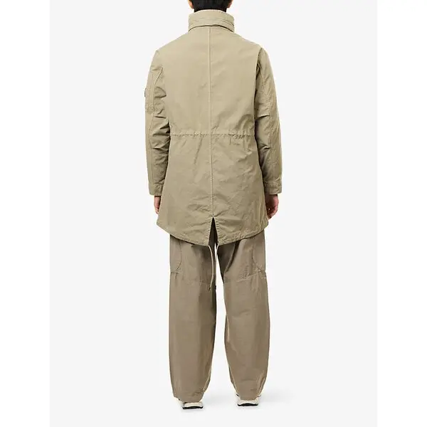 C.P. COMPANY Hooded Fishtail Twill Parka Jacket