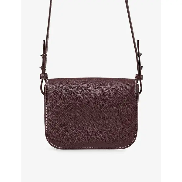 ASPINAL OF LONDON Ella Leather Cross-body Bag - Wine