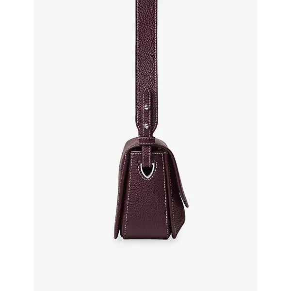 ASPINAL OF LONDON Ella Leather Cross-body Bag - Wine