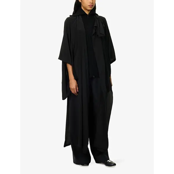 Yohji Yamamoto Knit Combo Kimono Coat