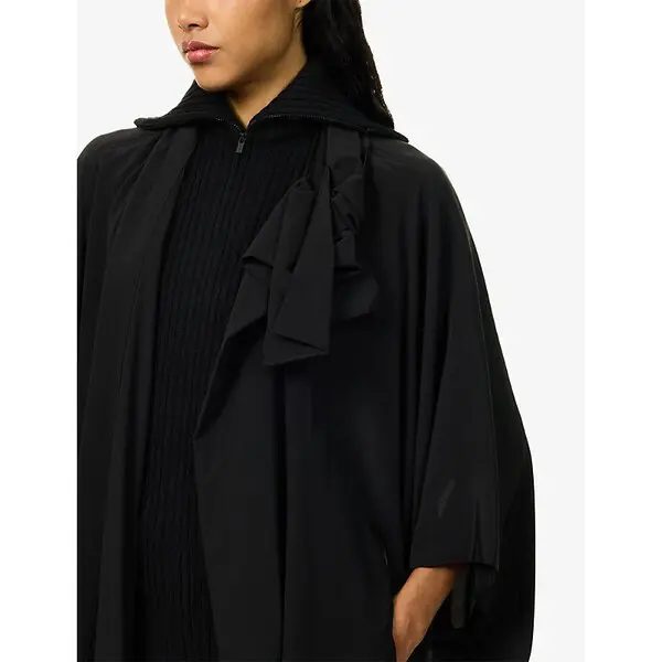 Yohji Yamamoto Knit Combo Kimono Coat