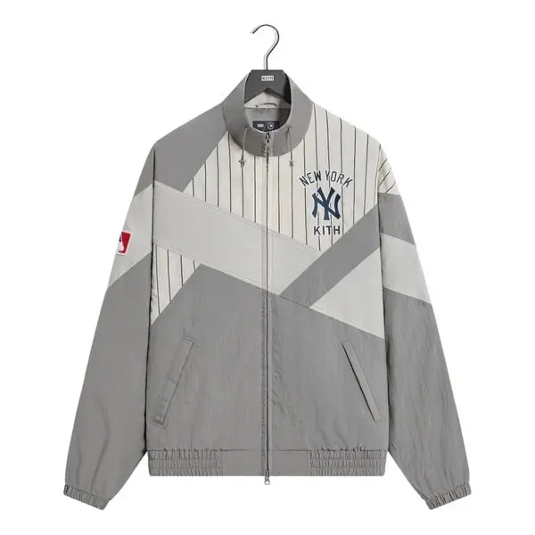 Kith For The New York Yankees Nylon Shiloh Jacket - Skyscraper