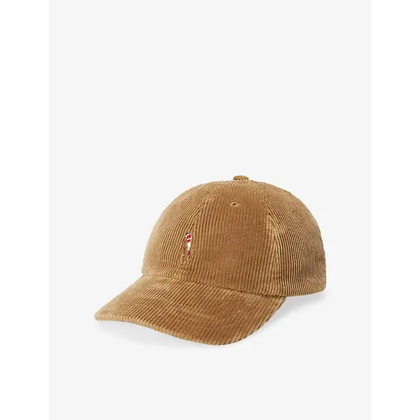 Polo Ralph Lauren Logo-embroidered Corduroy Baseball Cap - Dispatch Tan