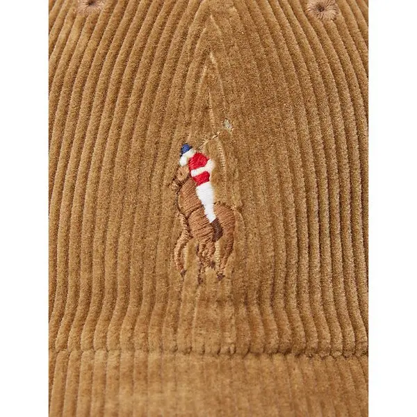 Polo Ralph Lauren Logo-embroidered Corduroy Baseball Cap - Dispatch Tan