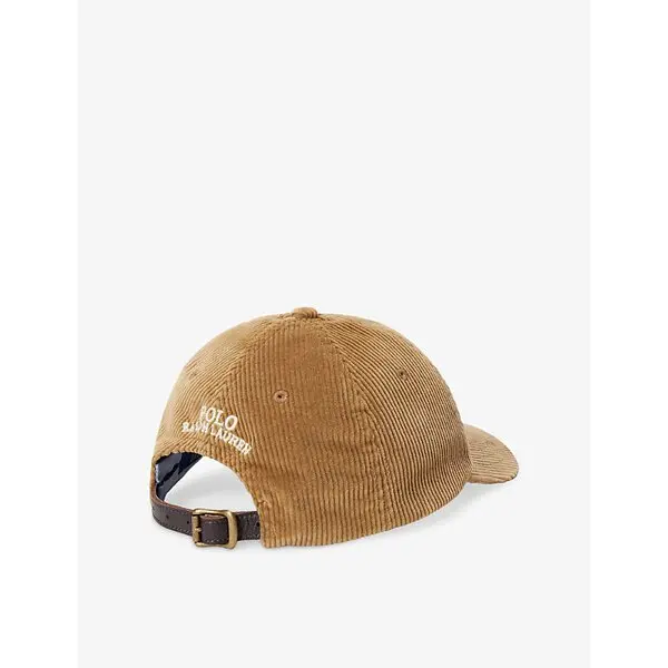 Polo Ralph Lauren Logo-embroidered Corduroy Baseball Cap - Dispatch Tan