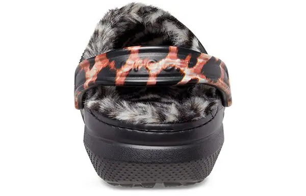 CROCS Classic Lined Animal Remix Clog 'black & Multi