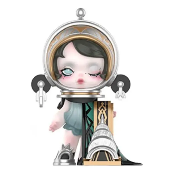 POP MART Skullpanda Where Time Dwells Series Figures 'jazz Age Sheen - Multi-color