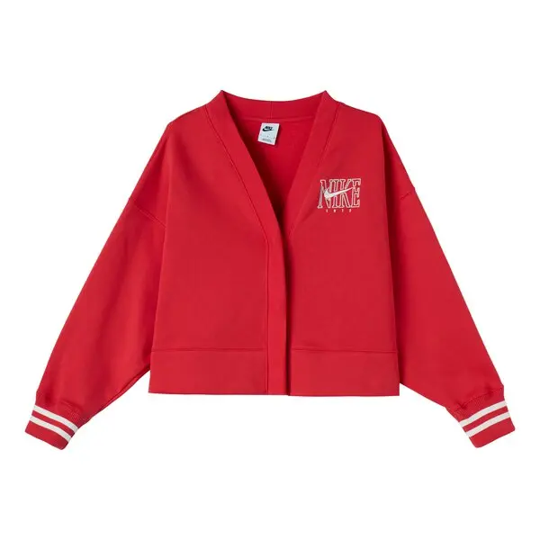 Nike Phoenix Fleece Over Oversized Graphic Cardigan Asia Sizing