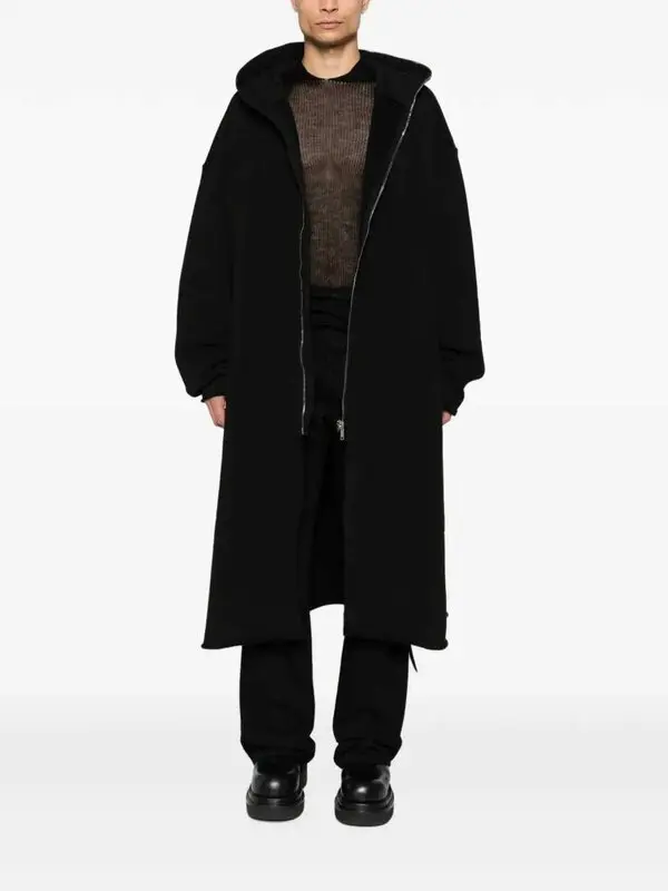 Rick Owens Zip-up Hooded Jacket