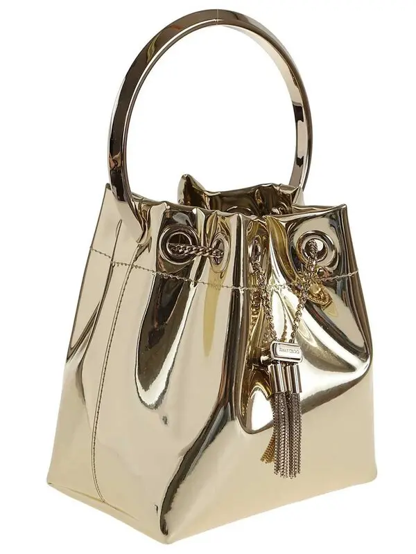 JIMMY CHOO Bon Bon Drawstring Bucket Bag
