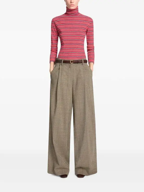 Dries Van Noten Pleated Wool Trousers