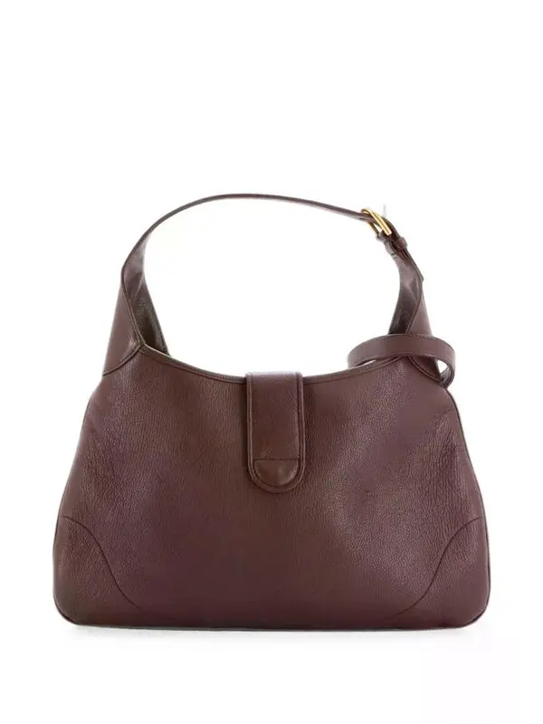 Gucci Aphrodite Leather Medium Shoulder Bag - Brown