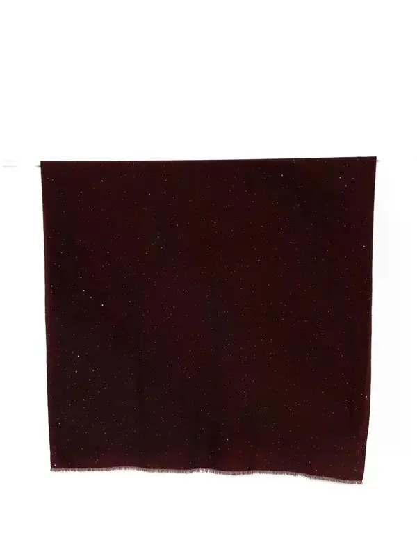 Faliero Sarti Sequin-embellished Frayed Scarf