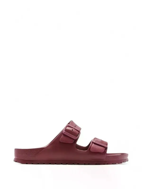 BIRKENSTOCK Arizona Buckled Slides - Red